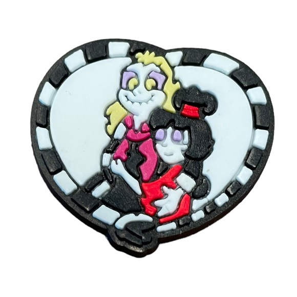 CROCS | Accessories | Beetlejuice And Lydia Deetz Heart Croc Charm ...